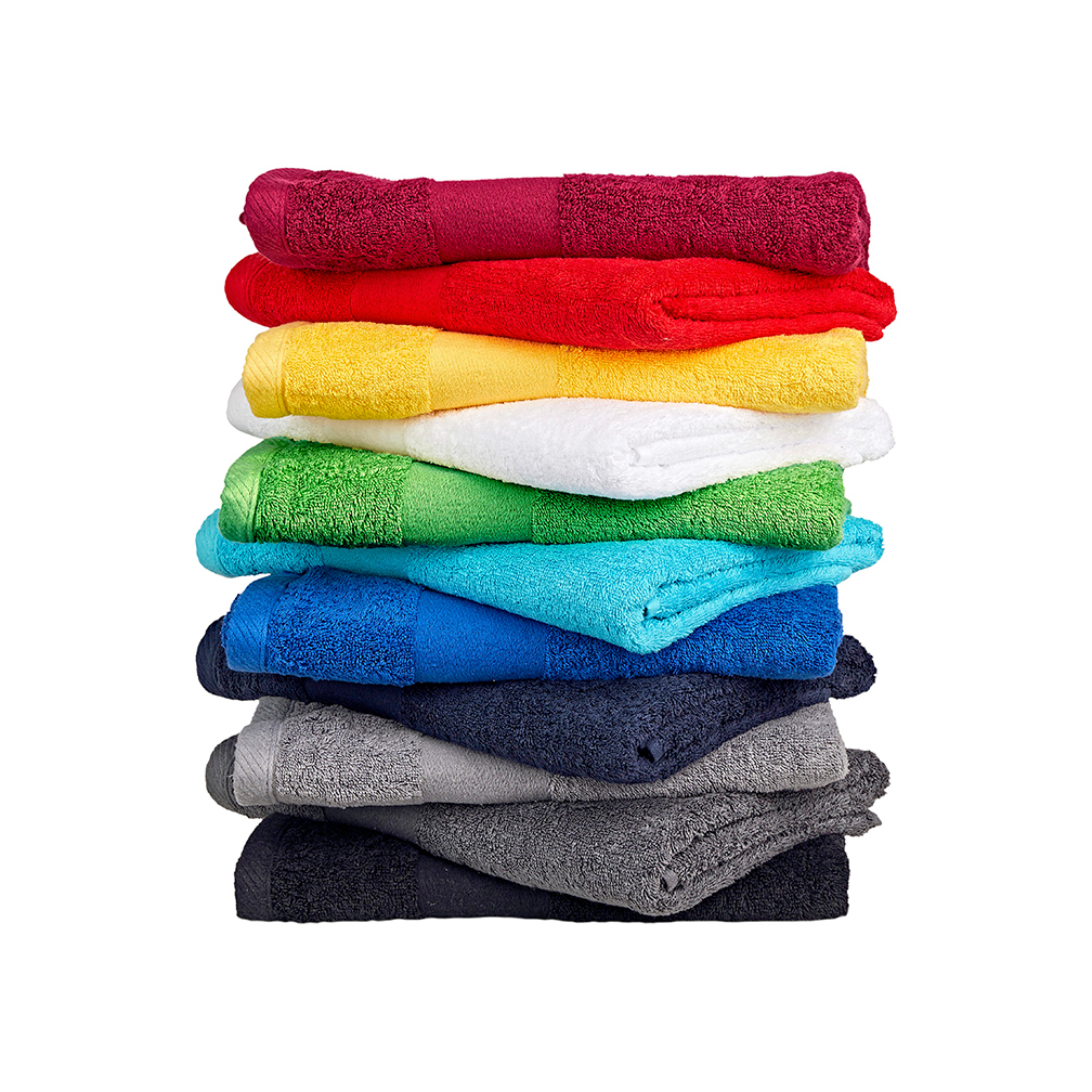 FT100BN Organic Cozy Bath Sheet Badehandtuch von Fair Towel besticken